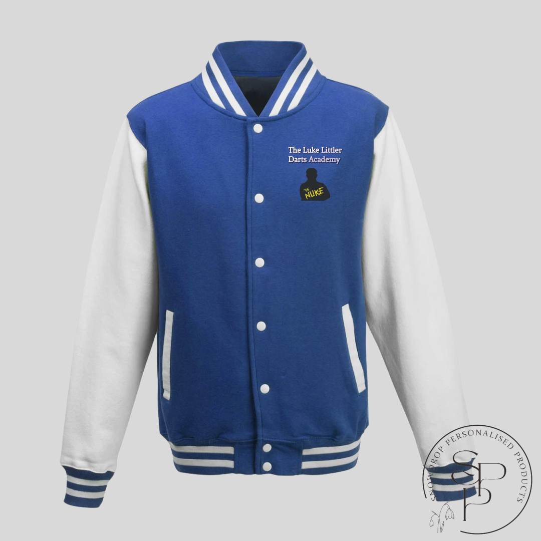 Luke Littler Darts Academy Varsity Jacket - Adults – Snowdrop Products